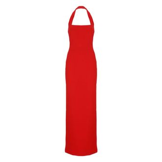 Solace London Rotes Kleid mit Geradem Ausschnitt - - Dresses - Damen - Rot - M