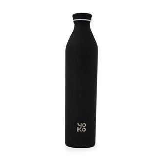 Yoko Design Isolierflasche, 1 l, Farbe: Mattschwarz