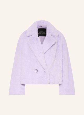 Marc Cain Kunstfell-Jacke lila