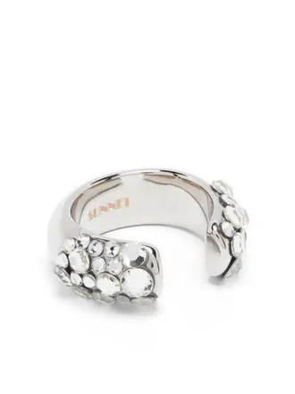 Sunnei Ring mit Strass - Silber