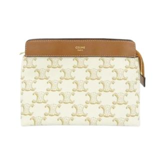 Celine unisex, Pre-owned, Blanc, Taille: ONE Size Pochette Vintage Pre-owned