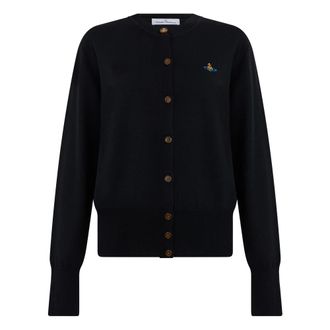 Vivienne Westwood Strickjacke mit Kn&ouml;pfen - - Knitwear - Damen - Schwarzk - XS