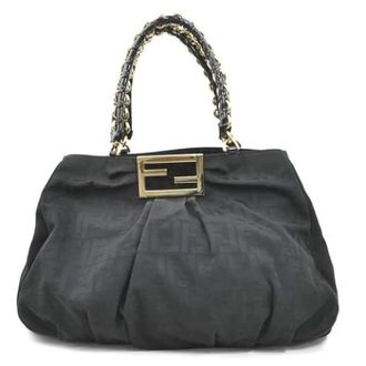 Fendi Pre-owned Nylon sacs-fendi - Femme - Pre-owned - Noir - Taille: ONE Size