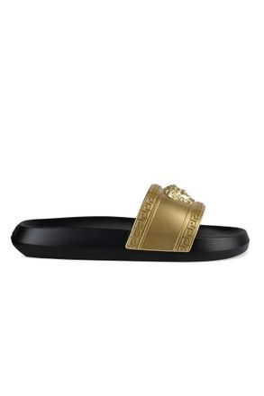 Versace Loafer - Medusa Slides - Gr. 40 (EU) - in Schwarz - f&uuml;r Damen