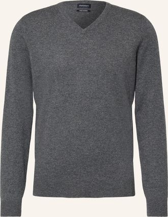 Strokesman's Strokesmans Cashmere-Pullover grau
