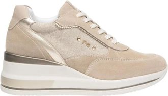 Nero Giardini Femme, Chaussures, Beige, Taille: 36 EU Velour Col. Baskets
