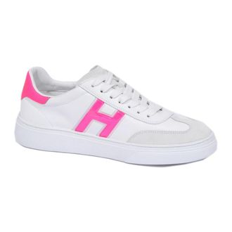 Hogan Wei&szlig;er Fluo Gel Schuh mit Palmenprint - - Shoes - Damen - Wei&szlig; - 36 EU