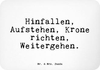 Mr. & Mrs. Panda Magnet Hinfallen, Aufstehen, Krone richten,... - Geschenk, Motivation, Weisheiten, Notiz Magnet, Spruch Geschenke, Zitate, Spruch