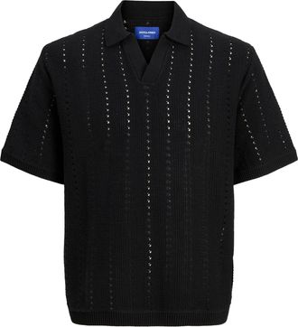 Jack & Jones Male Gestricktes Polo Einfarbig Gestricktes Polo