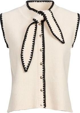Vila Gilet droit en maille sans manches
