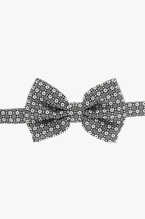 Dsquared2 Geometrical Patterned Silk Bow Tie size Unica