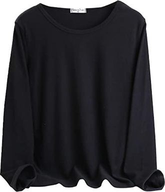 Generic sous Pull Femme Haut Thermique Femme sous Pull Thermique Femme Doux Glamour sous V&ecirc;tement Thermique en Velours Allemand Seamless &Eacute;pais Moulant avec Re