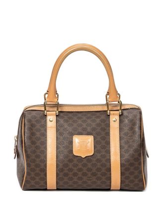 Celine sac port&eacute; &eacute;paule Mini Boston - Marron