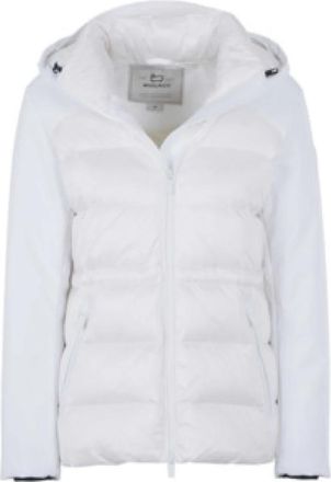 Woolrich Wei&szlig;e Damenjacke- Zeitloses Design - - Jackets - Damen - Wei&szlig; - L