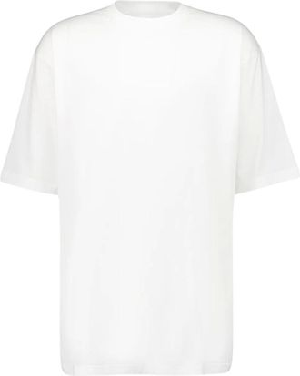 Yohji Yamamoto Homme, Tops, Blanc, Taille: M Boxy Short Sleeve T-Shirt