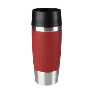 Emsa 513356 Travel Mug Classic | 360 ml | Thermobecher | Isolierbecher | h&auml;lt 4h hei&szlig;/ 8h kalt | 100% dicht | auslaufsicher | Quick-Press-Verschluss | 360&deg;