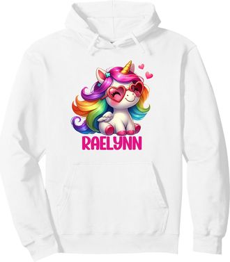BDAZ Raelynn Einhorn-Name, personalisiertes Design Pullover Hoodie