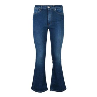 Dondup Femme, Jeans, Bleu, Taille: W31 Jean &eacute;vas&eacute; en m&eacute;lange de coton
