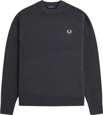Fred Perry Herren, Strickwaren, Grau, SGr&ouml;&szlig;e