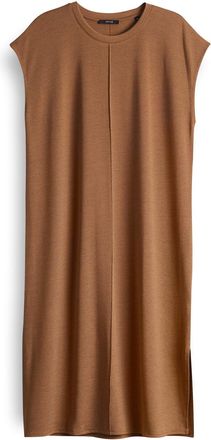 OPUS Damen Midikleid | WINJA schmales Jerseykleid mit Schlitzdetail golden Oak, 36