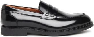 Nero Giardini Homme, Chaussures, Noir, Taille: 44 EU Mocassins noirs en cuir avec semelle en caoutchouc
