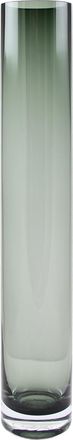 Kaheku Vase Motala grau 6,5 cm Ø Höhe 40 cm Farbglas durchgefärbt 420635005
