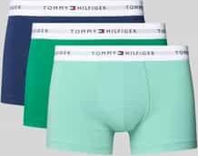 Tommy Hilfiger Trunks aus Baumwoll-Mix im 3er-Pack