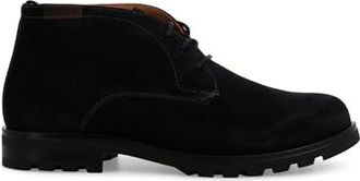 Melluso Bottines homme &agrave; lacets en daim bleu u41155, bleu nuit, 45 EU