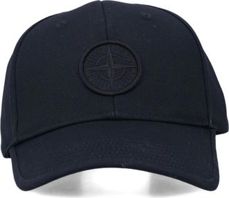 Stone Island Homme, Accessoires, Noir, Taille: M Casquette de baseball avec logo