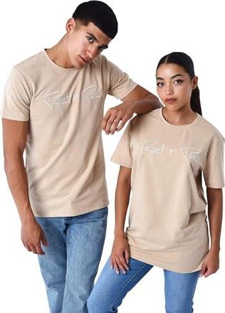 Project X Paris Tee-Shirt Basic Broderie Logo Beige S