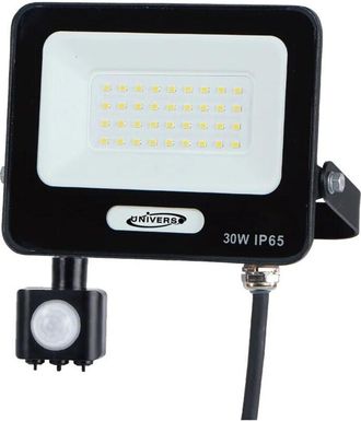 Trade Shop Trade Shop - FARETTO LED 30W CON SENSORE MOVIMENTO PROIETTORE DA ESTERNO LUCE 6500K IP65 EK05-SEN-30 - Schwarz