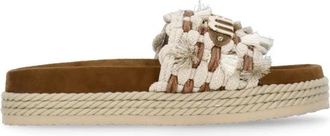 Mou Femme, Chaussures, Beige, Taille: 40 EU Monoband Rope Sandal