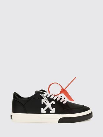Off-white Baskets Vulcanized en cuir de veau grain&eacute; avec logo Arrow