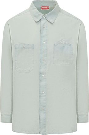 Kenzo Homme, Chemises, Bleu, Taille: M Workwear Shirt