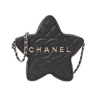 Chanel Sac &agrave; bandouli&egrave;re vintage Pre-owned - Femme - Pre-owned - Noir - Taille: ONE Size