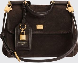 Dolce & Gabbana Kleine My Sicily Handtasche aus Leder mit abnehmbarem Schulterriemen