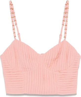 Farm Rio débardeur à effet plissé - Rose