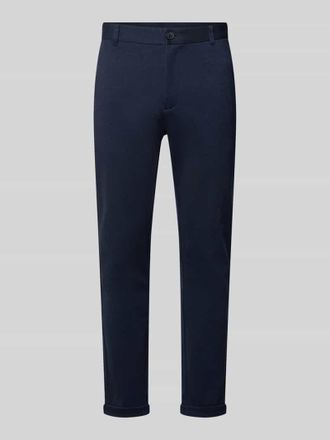 Lindbergh Slim Fit Hose mit Viskose-Anteil in verk&uuml;rzter Passform