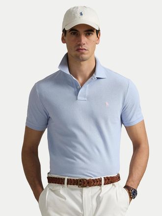 Polo Ralph Lauren Poloshirt 710536856454 Himmelblau Slim Fit