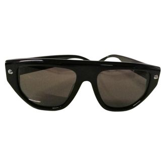 Alexander McQueen Rechteckige Sonnenbrille - - Accessories - Damen - Schwarzk - ONE SIZE