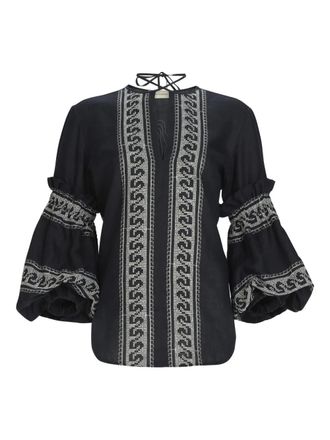 Silvia Tcherassi blouse Lucaya - Bleu