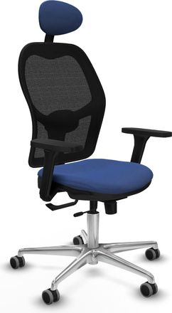 Piqueras y Crespo Ergonomischer Stuhl mit verstellbarer Armst&uuml;tze, 3D-Arme, h&ouml;henverstellbare Lendenwirbelst&uuml;tze und festes Kopfteil, ausgestattet mit Syncro/Traslack. 