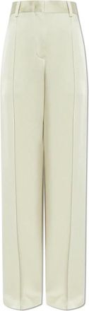 Jil Sander Femme, Pantalons, Vert, Taille: 38 FR Pantalon ample
