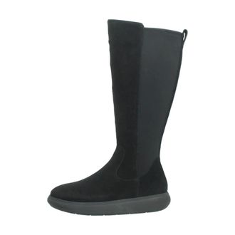 FitFlop Bottes hautes en daim IQ Comff - Femme - Chaussures - Noir - Taille: 38 EU