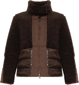 Moncler Femme, Vestes, Brun, Taille: 40 FR Glorieux Quilted Jacket