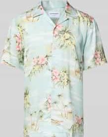 Lindbergh Relaxed Fit Freizeithemd aus Lyocell mit Reverskragen