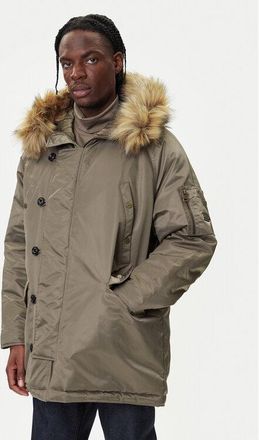 HUGO BOSS Parka Makaro2541 50546236 Khakifarben Regular Fit