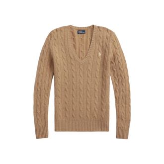 Polo Ralph Lauren Kimberly V-Ausschnitt Strickware - - Knitwear - Damen - Braun - S