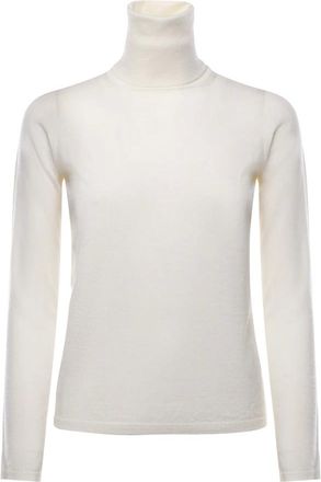 Max Mara Femme, Pulls, Blanc, Taille: 36 FR Saluto Turtleneck