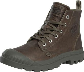 Palladium Unisex Pampa Zip LTH ESS Stiefel, Braun, 44,5 EU, braun, 44.5 EU
